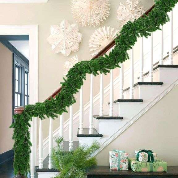 6FT Christmas Garland for Mantle,Artificial Christmas Cedar Garland ...