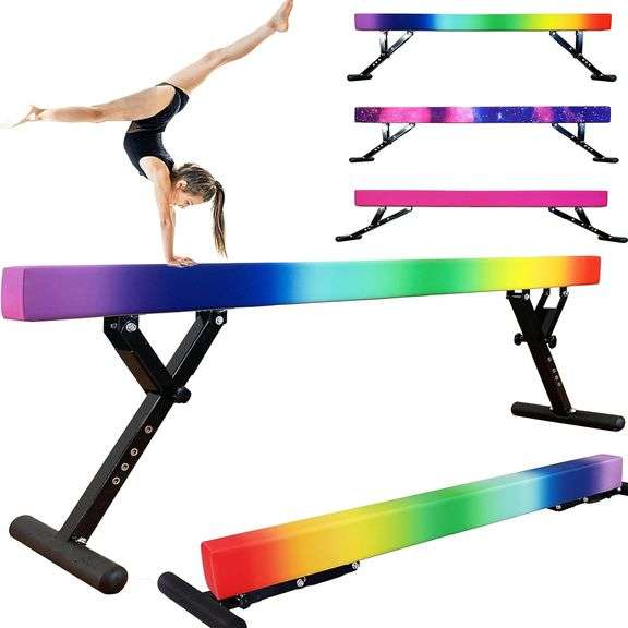 Seliyoo 8FT Adjustable Balance Beam,high and Floor Beam,Anti-Slip All ...