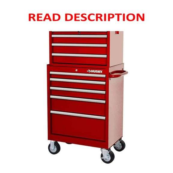 Tool Storage 27 in. W Standard Duty Red Tool Chest Combo - Matthews ...