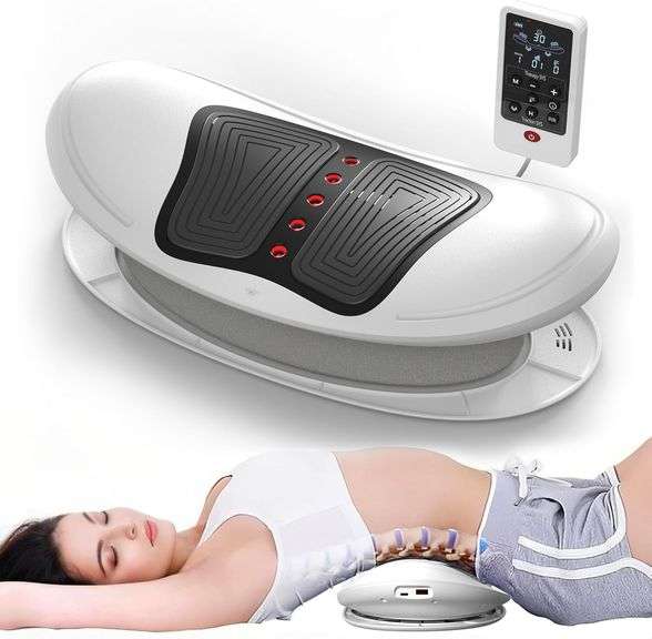 Electric Back Stretcher for Lower Back Pain Relief, Lumbar Traction ...