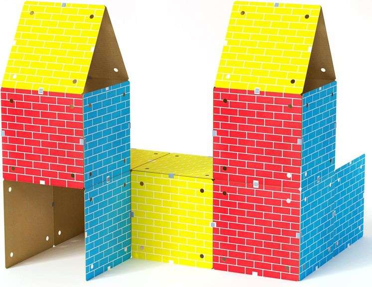 Cardboard Fort Building Kit - Build a Fort Kit, Make a Fort for Kids ...