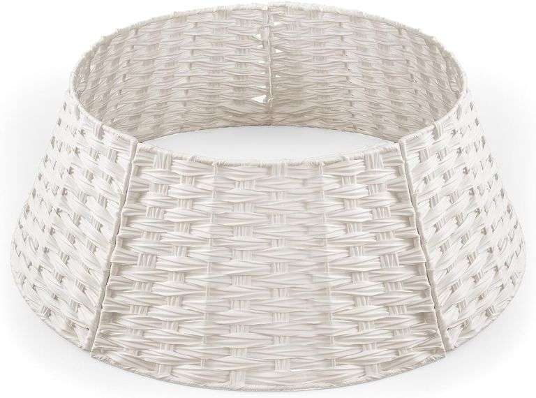 Christmas Tree Collar Skirt- Base Basket Cover for Christmas Tree ...