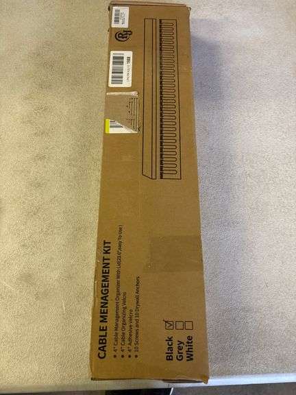 RJYKVS Cable Raceway, 95" Open Slot Cable Management Kit with Upgraded ...