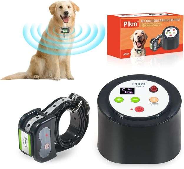 Plkm 2025 Newest Wireless Dog Fence, Pet Intelligent Electric ...