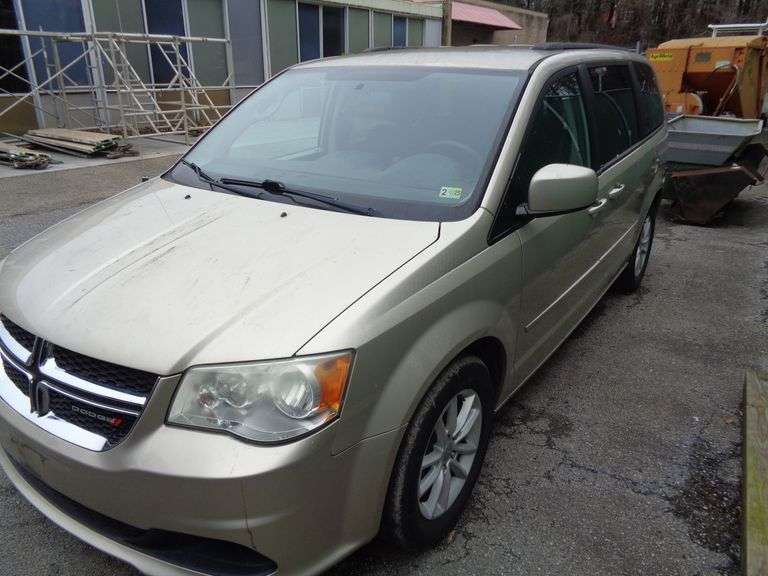 1 -2014 DODGE MINIVAN COLOR GOLD MILEAGE 50076 VIN# 2C4RDGCG8ER263721 ...