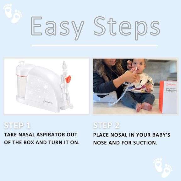 BabySmile | Electric Baby Nasal Aspirator | Hospital Grade Nose Suction ...