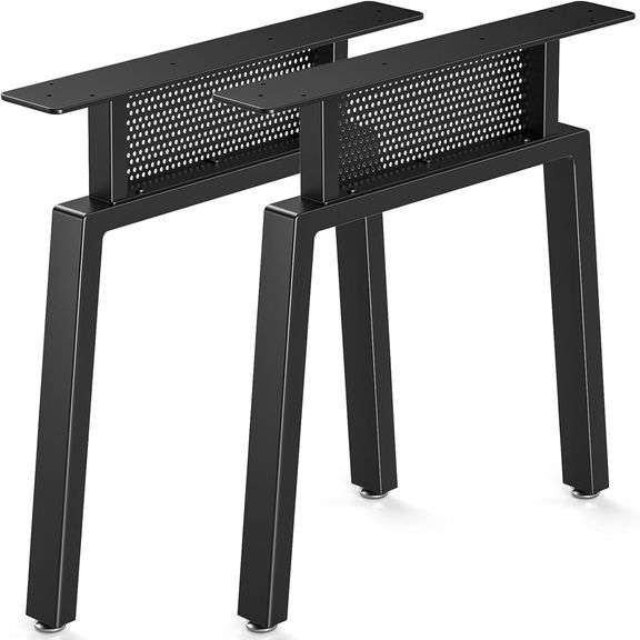 ADYLEGS 28"" Metal Long Table Legs - Furniture Legs Set of 2, Desk ...