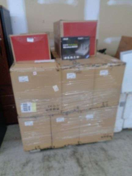 1 -PALLET OF ASUS WIRELESS ROUTER APPROX 200 - Matthews Auctioneers