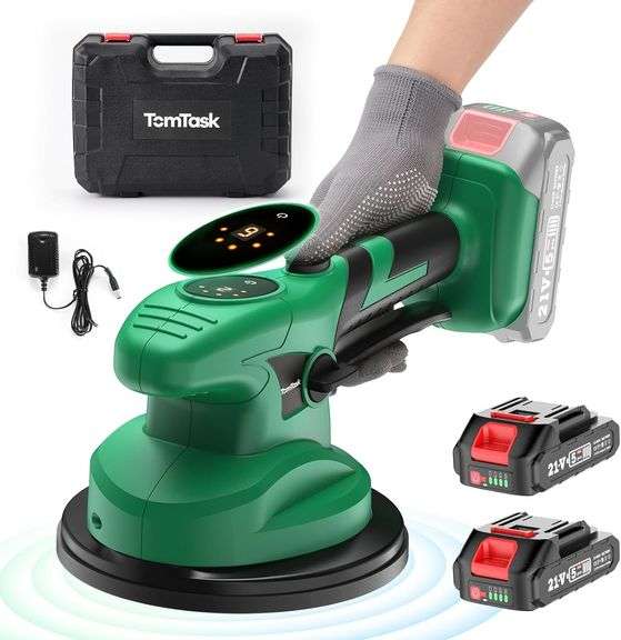 $165 Tomtask H5 Tile Vibration Tool with 180mm Large Suction Cup, 2 x 2 ...