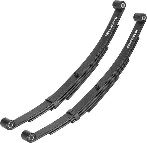 Trailer Leaf Spring, 4 Leaf 2500lb Double Eye Leaf Springs for 5000lb ...