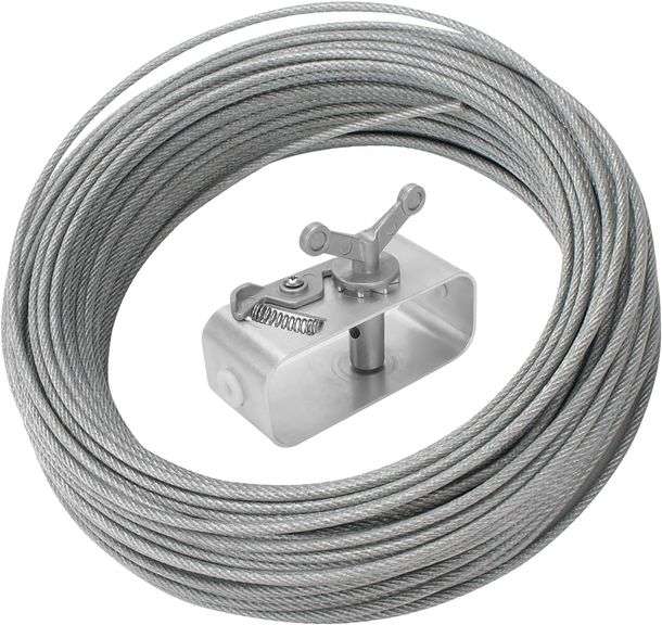 1/10 inch Outdoor Travel Security Cable, Vinyl Coated Braided Steel ...