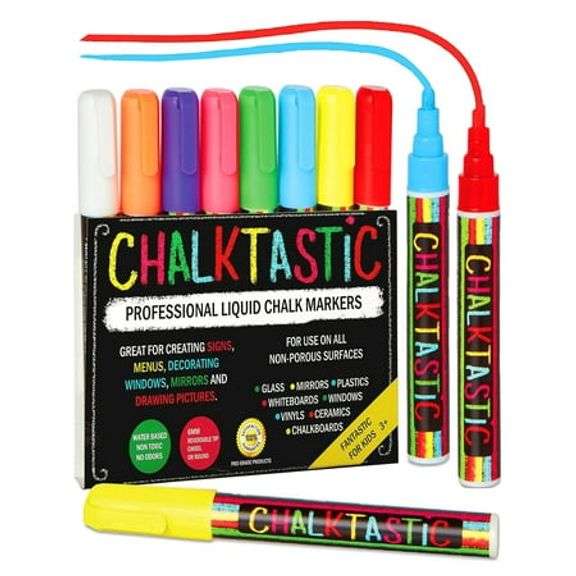 (3) ChalkTastic Liquid Chalk Markers, Set of 8 Neo - Matthews Auctioneers
