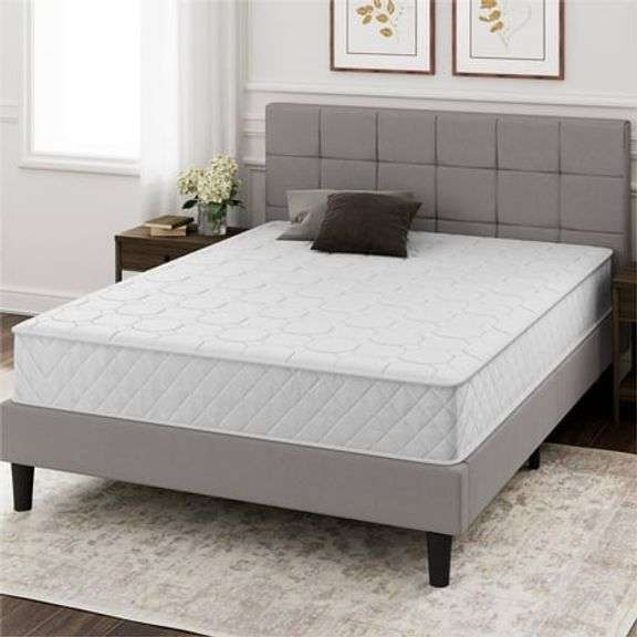 Zinus 8" Quilted Hybrid Mattress of Comfort Foam and Pocket Spring ...