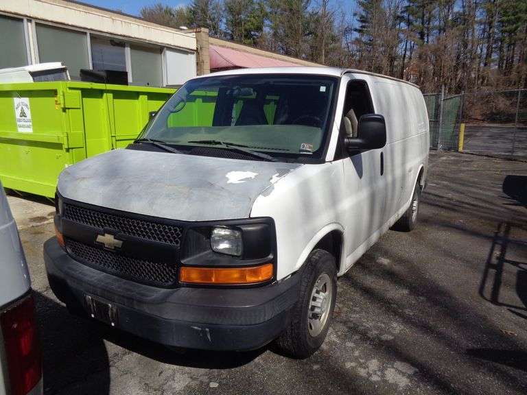 1 2007 CHEVROLET EXPRESS CARGO VAN 3/4 TON WHITE MILEAGE 89,2075 VIN ...