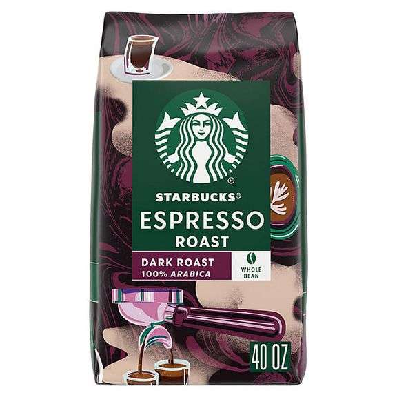 Starbucks Whole Bean Coffee, Espresso Roast Dark, - Matthews Auctioneers