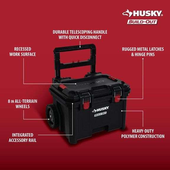Husky Build-Out Rolling Tool Box - Matthews Auctioneers