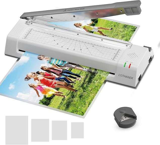 13 inch Wide Laminator Machine with 200 Pouches, 11x17 A3/A4/A6 Thermal ...