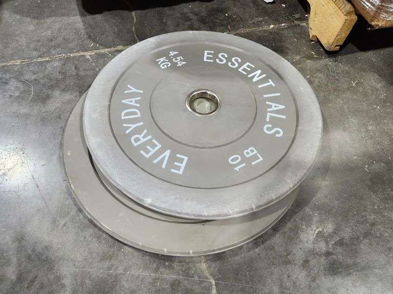 Pair of ten pound weights - Matthews Auctioneers