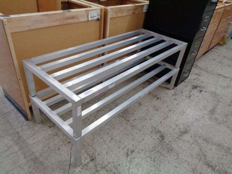 2 METAL FLOOR RACK - Matthews Auctioneers