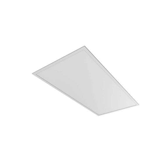 2 ft. X 4 ft. White Integrated LED Flat Panel Troffer Light Fixture at ...