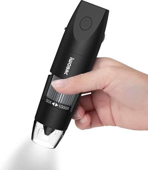 Digital Microscope Wireless Pocket Handheld USB Microscopes, 50x-1000x ...