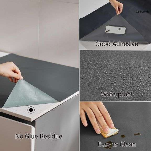 (2) LONGYONG white Wallpaper Peel and Stick Modern Contact Paper for ...