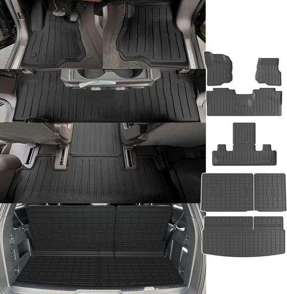 xipoqix 7 Seats Floor Mat Compatible with 2018-2024 Ford Expedition ...