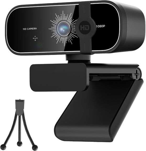 ISKOVI C28 1080P Webcam with Privacy Cover and Tripod Stand, PC Camera ...