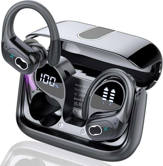 Wireless Earbuds 75hrs Bluetooth 5.4 Headphone Sport, 2025 Bluetooth ...