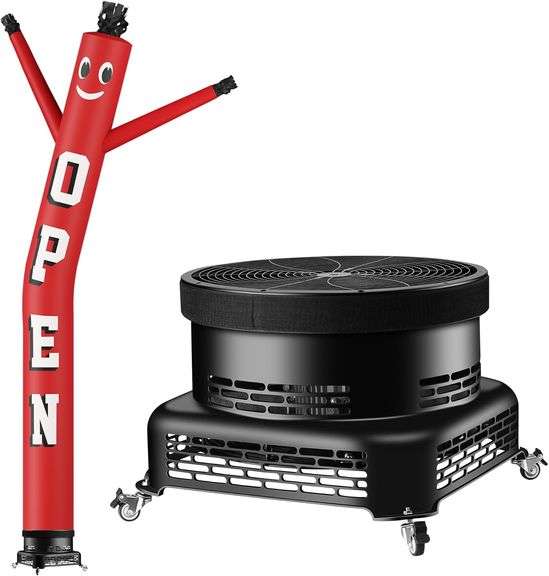 20FT Air Dancers Inflatable Tube Man Set with Blower & Light, Open ...