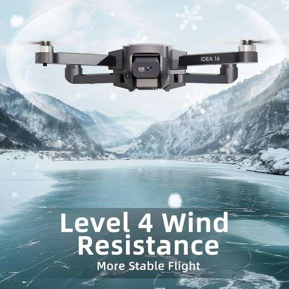 le-idea Drone with Camera 4K Brushless Motor 2 Cameras Drones for ...