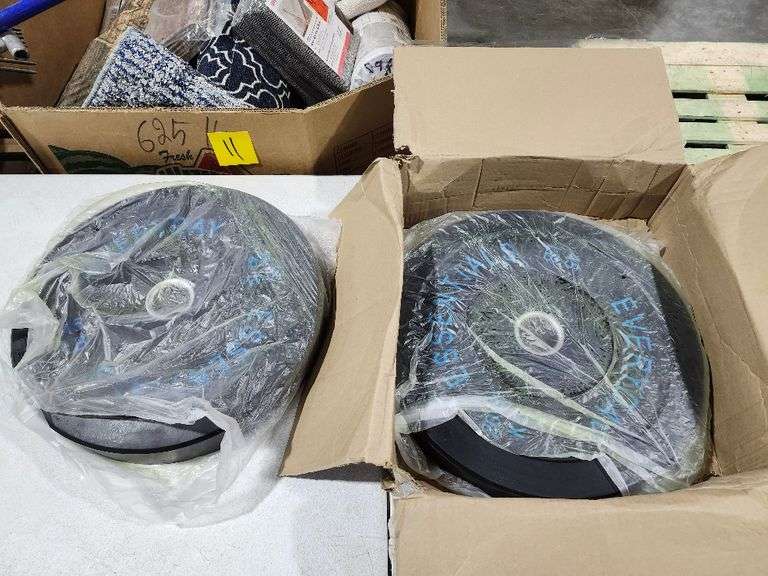 (2) 45 pound weights - Matthews Auctioneers