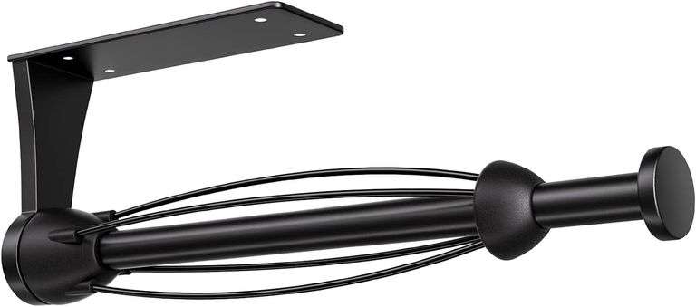 Paper Towel Holder Under Cabinet, Single Hand Operable Wall Mount Paper ...