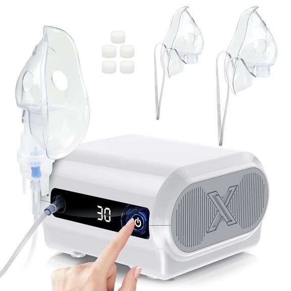 UUX Smart Digital Display Nebulizer Machine for Adults and Kids ...