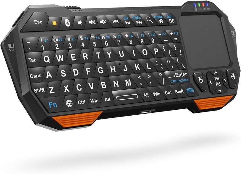 Fosmon Mini Bluetooth Keyboard (QWERTY Keypad), Wireless Portable ...