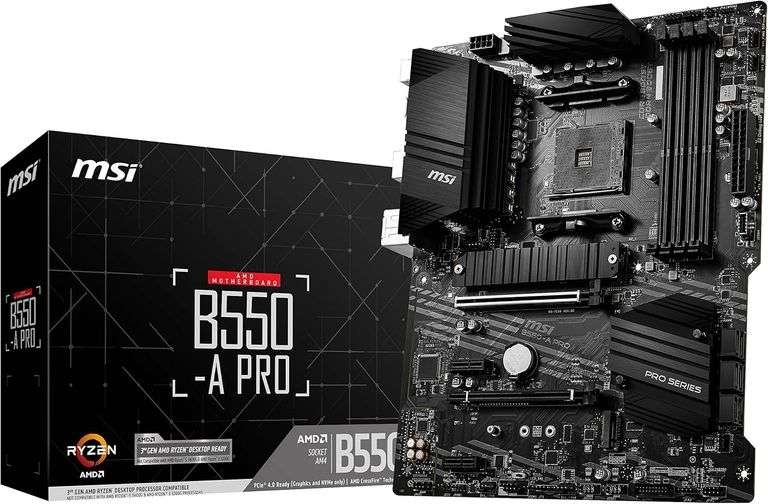 MSI B550-A PRO Motherboard ATX AMD B550 Chipset MB5032 - Matthews ...
