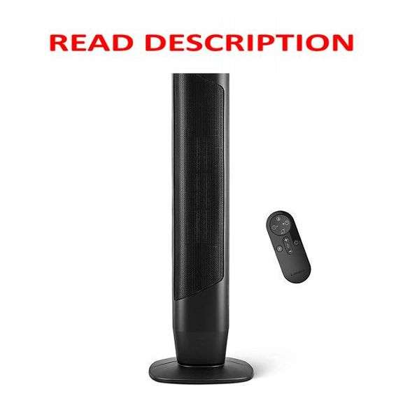 Lasko 32" Oscillating Ceramic Tower Space Heater with Remote - Matthews Auctioneers