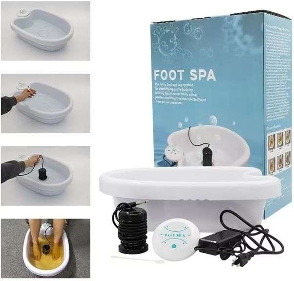 Ionic Foot Spa 2.0 with Foot Basin, Ionic Foot Bath Machine Clean Foot ...