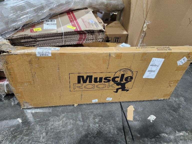 Muscle Rack 60" W x 72" H x 24" D 5-Tier Steel Freestanding Garage ...