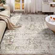 UERMEI 10x12 Area Rug Living Room Rugs - Washable Neutral Modern ...