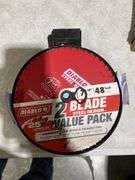 (2) 7-1/4 in. X 48-Tooth Cermet II Metals and Stai - Matthews Auctioneers