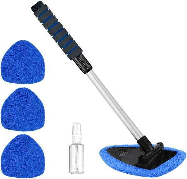 (2) Gven Windshield Cleaner Tool Interior Car Window Cleaner Tool ...