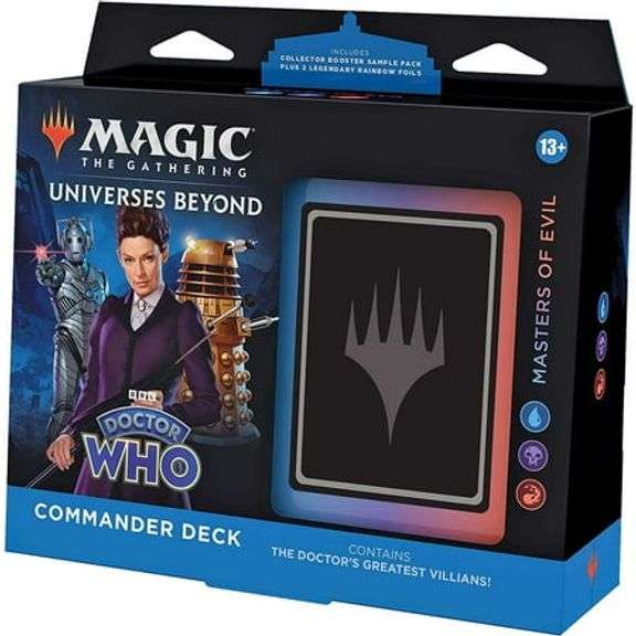 Magic the Gathering Doctor Who Masters of Evil Commander Deck (Blue ...