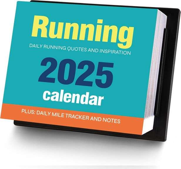 (2) 2025 Desk Calendar - Motivational Calendar, 5 6 , Running Gear ...
