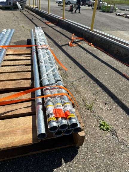 (7) 1-5/8 in. Dia x 7 ft. 16-Gauge Galvanized Steel Chain Link Fence ...