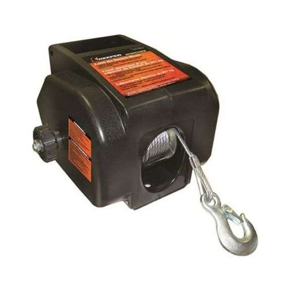 Keeper KTSL2000RM Electric Winch 0.8 Horsepower 2000 Pound with Hitch ...