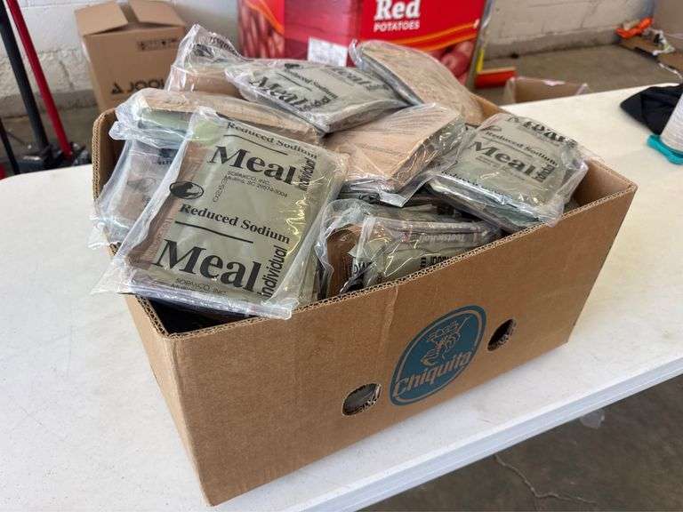 Large Box of MRE - Matthews Auctioneers