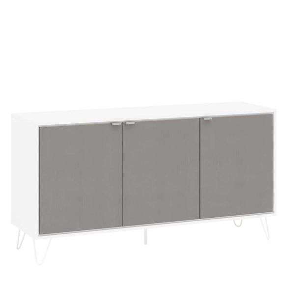Madison White and Gray Sideboard - Matthews Auctioneers