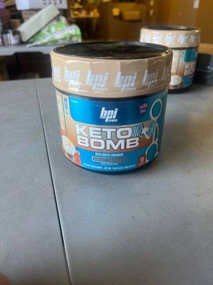 BPI Sports Keto Bomb Ketogenic Creamer for Coffee 18 Servings Caramel ...