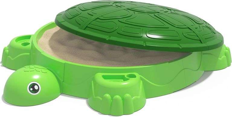 Turtle Sandbox with Lid for Toddlers 3-5, Sand Box Toys with Cover Suit ...